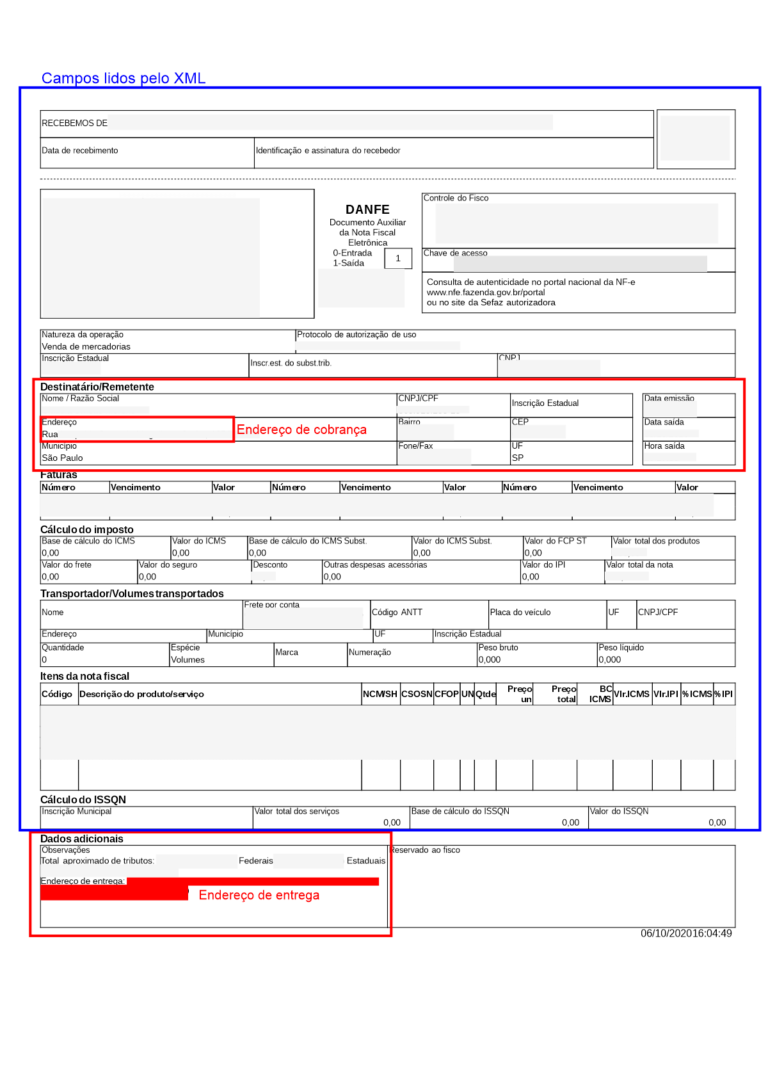 Modelo de nota fiscal para melhorar a jornada de compra do cliente