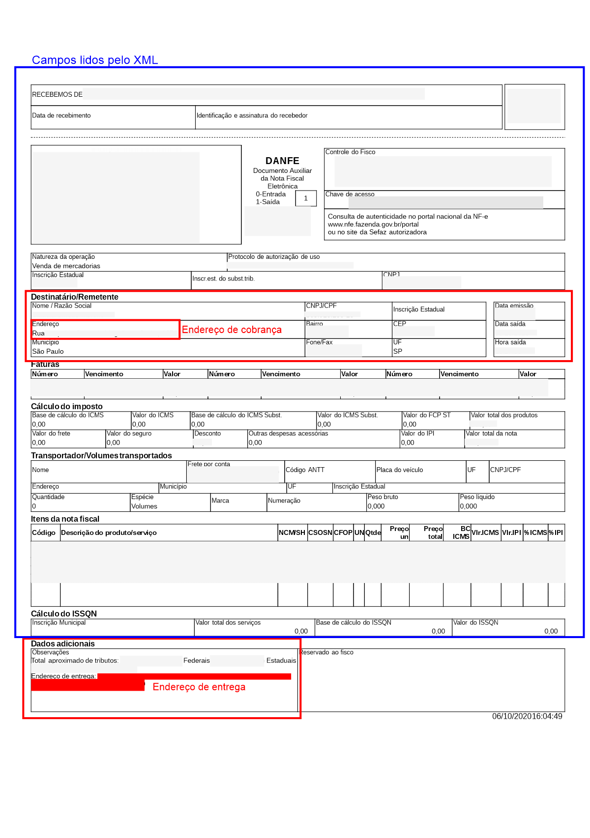 Modelo de nota fiscal para melhorar a jornada de compra do cliente